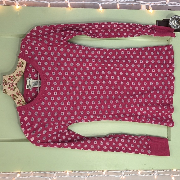 Next Era | Tops | Womens Next Era Sheer Daisy Ribbed Long Sleeve Tshirt ...